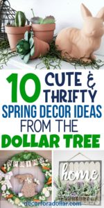 10 Beautiful Dollar Tree Spring Decor Ideas - Decor For A Dollar (2026)