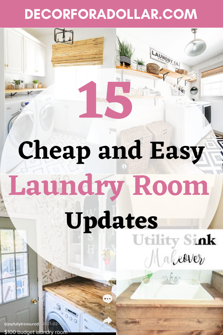 15 Cheap And Easy Laundry Room Updates On A Budget (With Pictures ...
