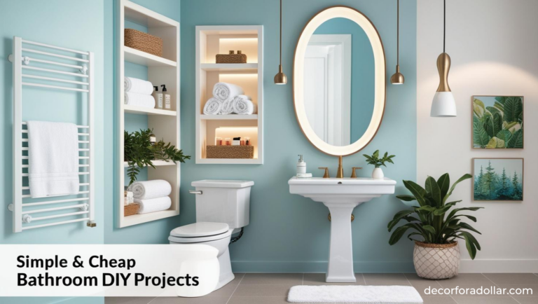 Transform Your Bathroom with These 10 Simple & Cheap DIY Bathroom ...